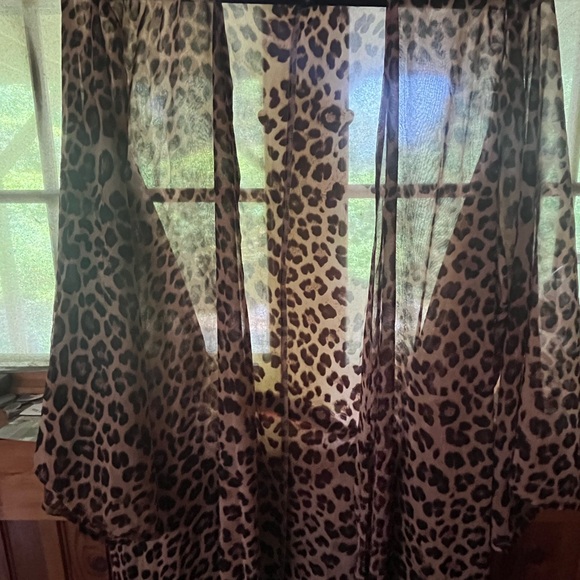 torrid | Intimates & Sleepwear | Torrid 3 Leopard Print Sheer Kimono ...